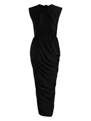PATOU Open-back Midi Dress - Black