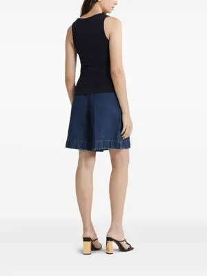 PATOU Ribbed Tank Top - Blue
