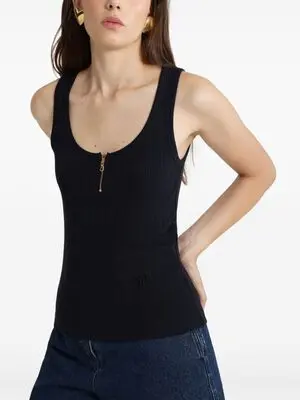 PATOU Ribbed Tank Top - Blue