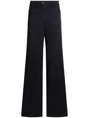Etro Wide-leg Trousers - Blue