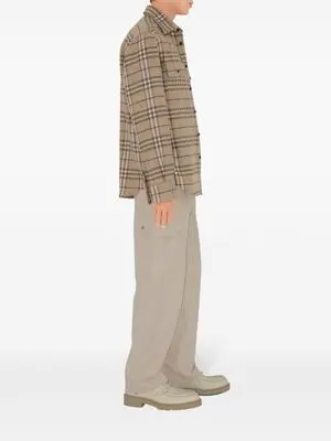 Burberry Checked Wool Shirt
