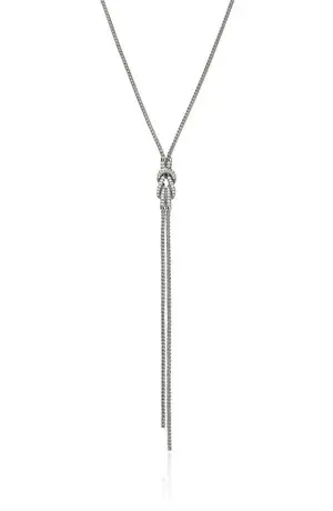 John Hardy Love Knot Y-necklace - Silver
