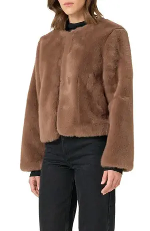 Endless Rose Faux Fur Jacket