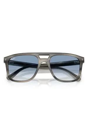 Ray-ban 58mm Square Sunglasses - Clear