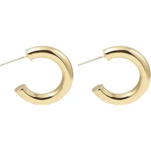 HOLLYWOOD SENSATION Hollywood Sensation Gold-Plated Hoop Earrings