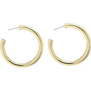 DLORIA Hollywood Sensation Gold-Plated Hoop Earrings