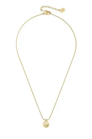Dior Round Logo Necklace