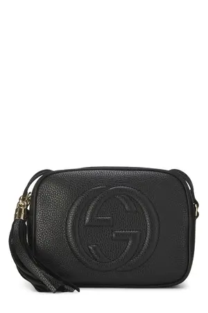 Gucci Leather Soho Disco Bag - Black