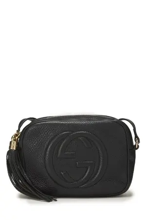 Gucci Leather Soho Disco Bag - Black