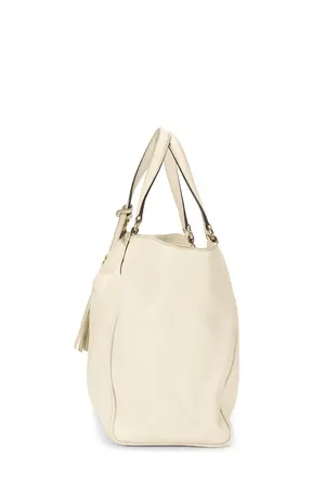 Gucci Leather Soho Convertible Shoulder Bag - White
