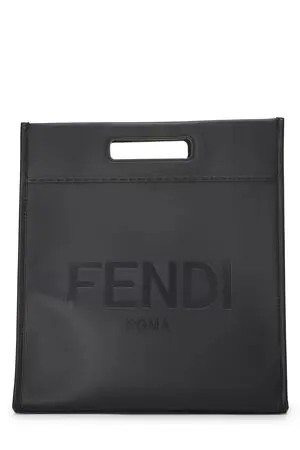 Fendi Calfskin Logo Shopper Tote