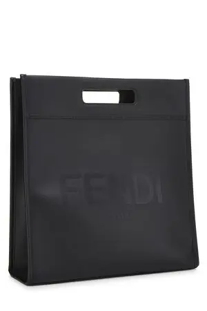 Fendi Calfskin Logo Shopper Tote