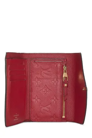 LOUIS VUITTON Monogram Empreinte Compact Curieuse