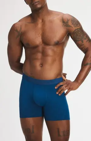 SAVAGE X FENTY Flex Performance Boxer Briefs Opal Blue