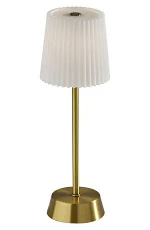 ADESSO Bobby Cordless Led Table Lamp - Antique Brass