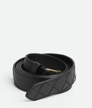 BOTTEGA  VENETA Bottega Veneta Calfskin Leather Long Belt