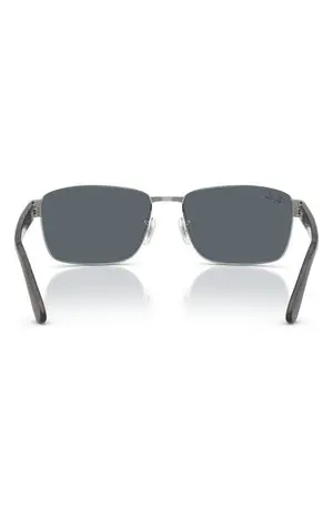 Ray-ban 59mm Square Sunglasses - Blue
