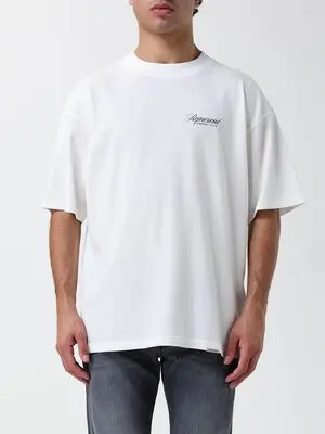 REPRESENT Relaxed Fit Cotton T-shirt With Back Logo - White 1