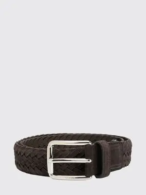 TOD'S Tod's Woven Leather Belt Dark