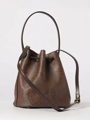 Etro Paisley Print Drawstring Bucket Bag