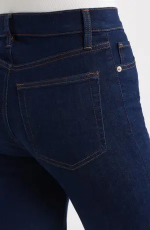 FRAME Le Sleek High Waist Ankle Straight Leg Jeans - Rinse