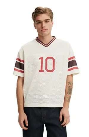 COTTON ON Athletic V-neck Jersey - Cloud 10