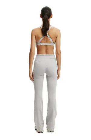 Cotton:on Active Ultra Soft Studio Flare Leggings - Light Grey Marle