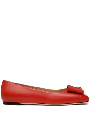 Bally Bow Detailing Flats For Women