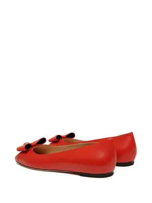 Bally B-bow Ballet Flats - Red