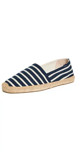 Soludos Striped Espadrille Slip-ons