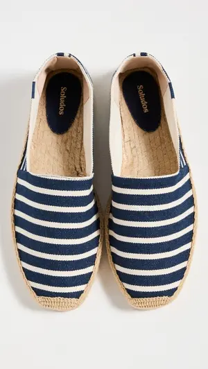 Soludos Striped Espadrille Slip-ons