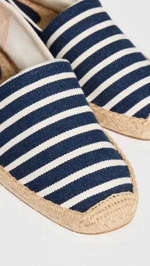 Soludos Striped Espadrille Slip-ons