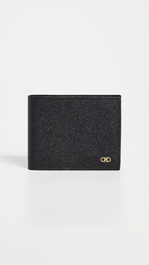 FERRAGAMO Micro Gancio 6cc Bifold Wallet