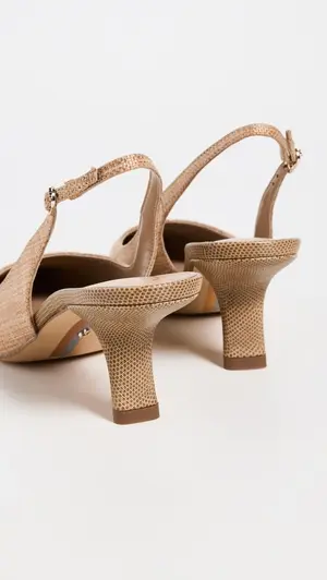Sam Edelman Bianka Sling Pumps - Buff Tan