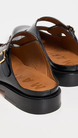 Marni Sabot Sandals - Black