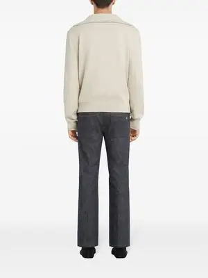 COURREGES Trucker Sweater - Neutrals