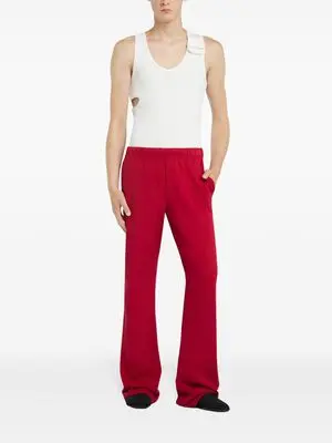 COURREGES Bootcut Track Pants - Red