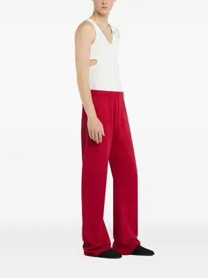 COURREGES Bootcut Track Pants - Red