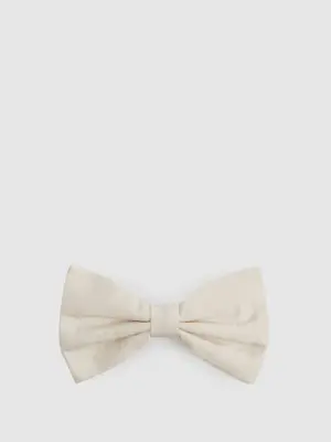 REISS Boyle Tie - Light Ivory