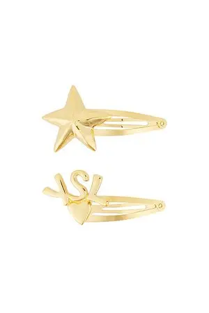 Saint Laurent Hair Clips - Dore