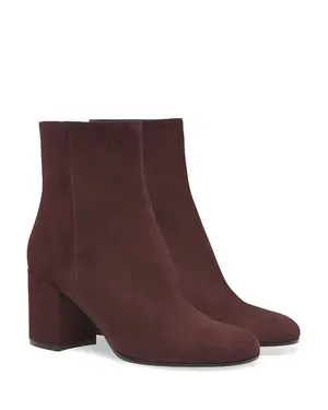 GIANVITO ROSSI Joelle Ankle Boots - Red Leather