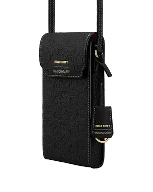 MAISON DE SABRE Hello Kitty Leather Phone Pouch
