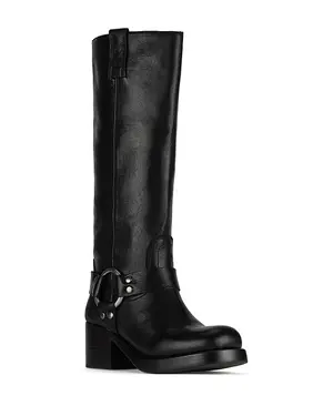 Jeffrey Campbell Reflectn Harness Strap Riding Boots
