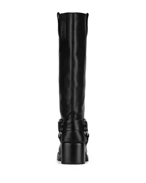 Jeffrey Campbell Reflectn Harness Strap Riding Boots