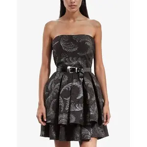 The Kooples Buckle-embellished Leather Belt - Black