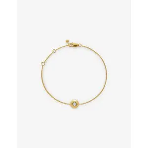 Monica Vinader April Birthstone Lab Grown Diamond Bracelet - Yellow Gold