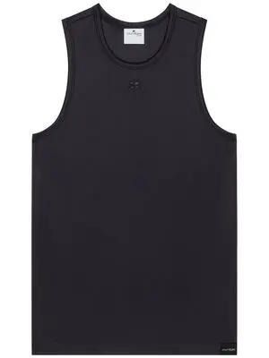 COURREGES Football Tank Top - Black