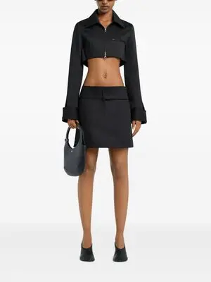 COURREGES Belted Mini Skirt - Black