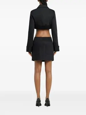 COURREGES Belted Mini Skirt - Black