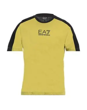 EA7 T-shirt Size Cotton - Lime Green